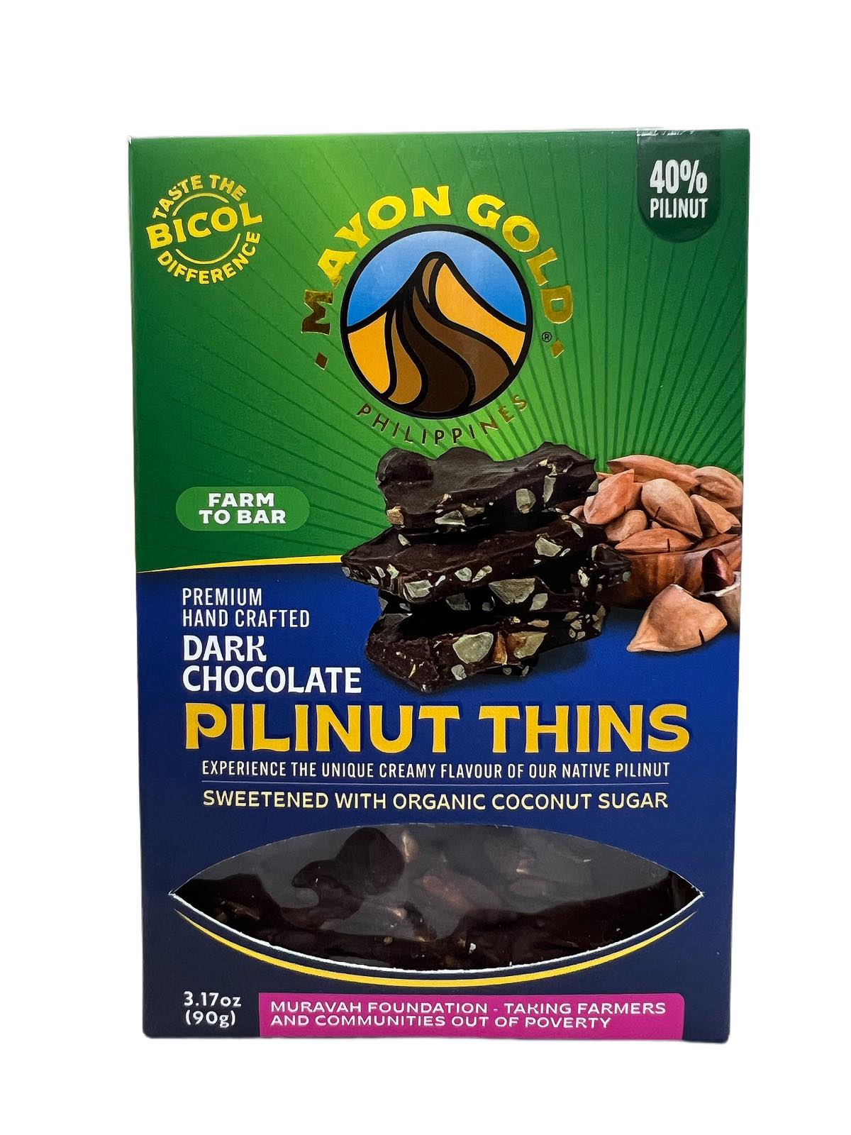 Mayon Gold Pili Nut Thins | Roots Collective – Roots Collective PH