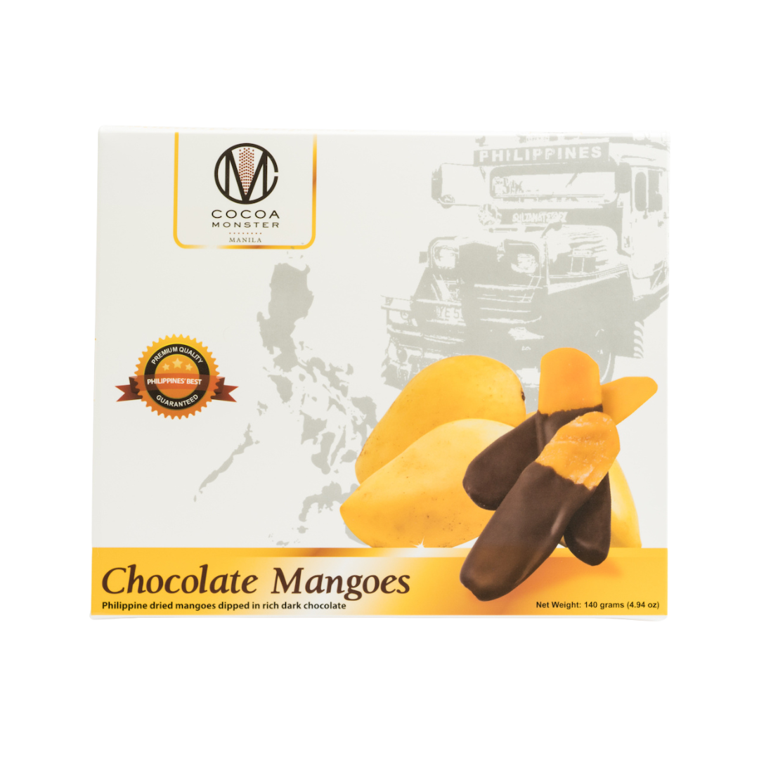 Cocoa Monster Dipped Dark Chocolate Mango Strips | Roots Collective – Roots Collective PH