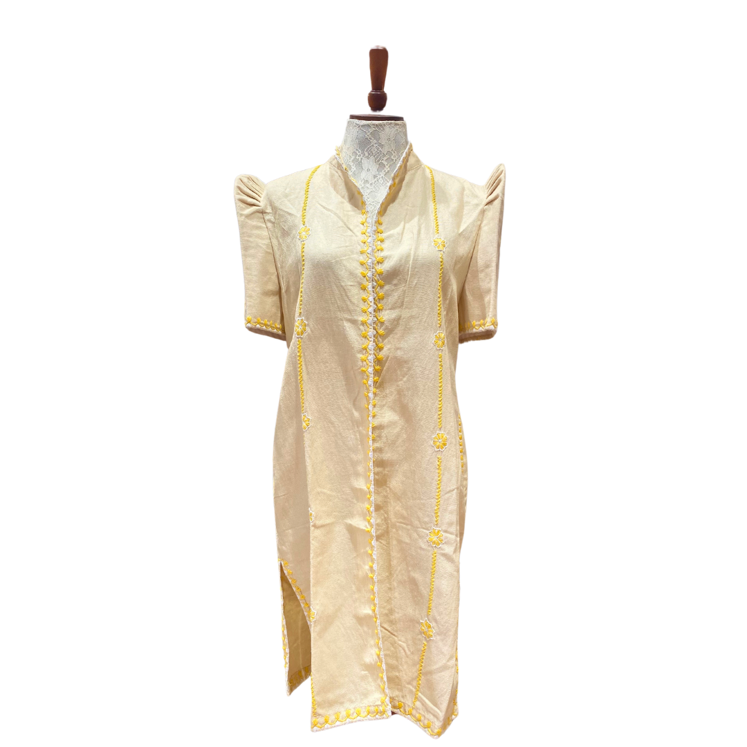 Abra Indigo Manila Mayari Filipiniana Long Coat | Roots Collective ...