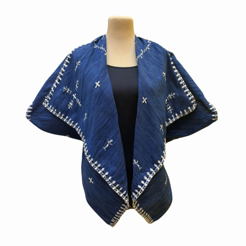 HeritageFinds Tiniri Weave Poncho | Roots Collective – Roots Collective PH