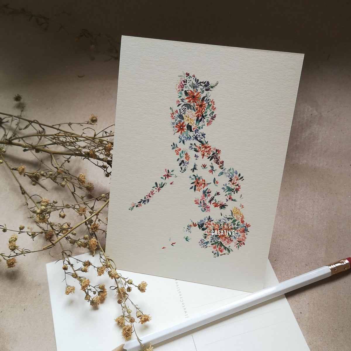 Kaliwete Creatives Let Hope Bloom Map Postcard | Roots Collective ...