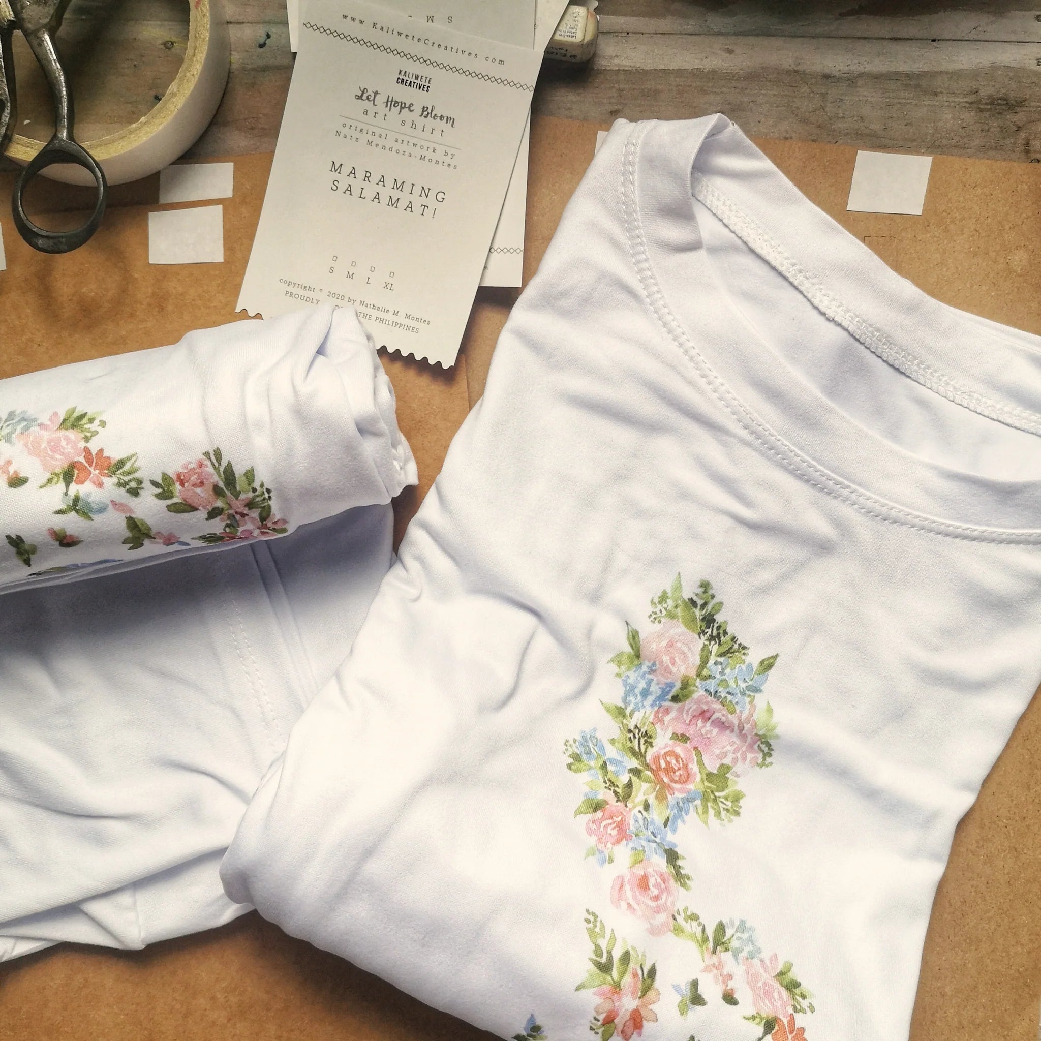 Kaliwete Creatives Let Hope Bloom Art Shirt | Roots Collective – Roots ...