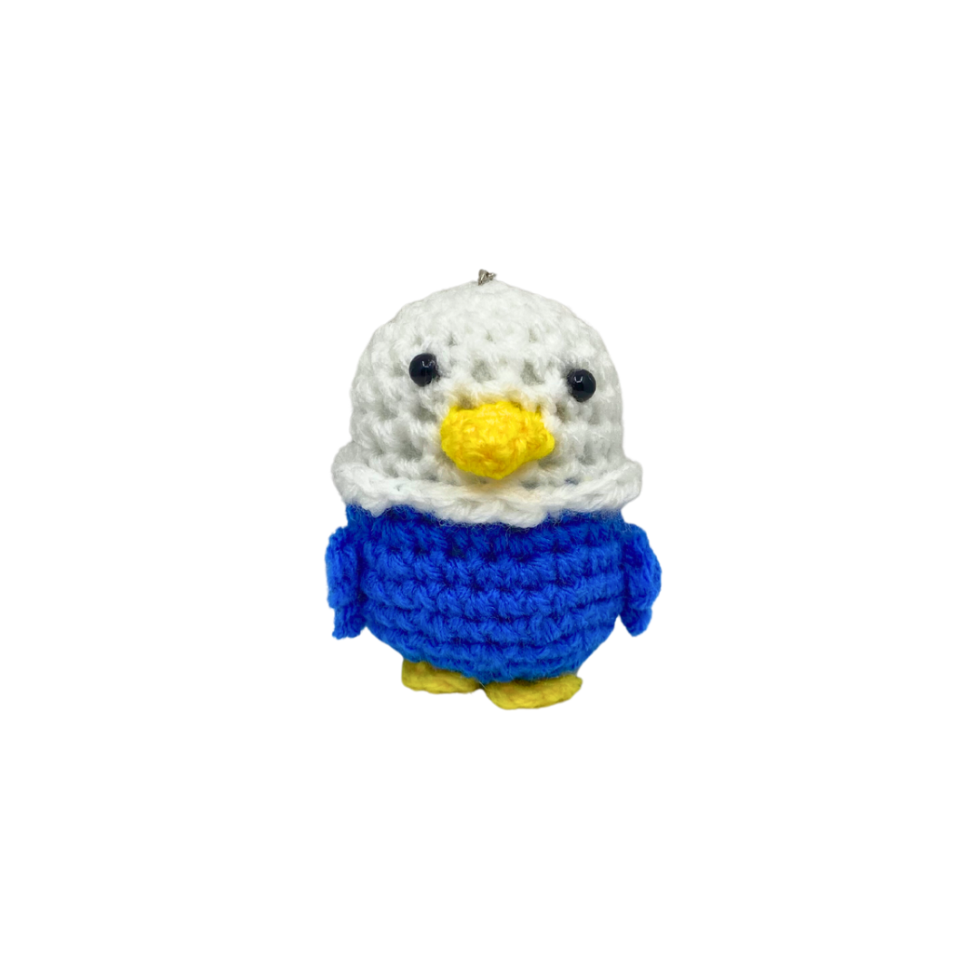 400 Lux Hand Crocheted Blue Eagle Keychain | Roots Collective – Roots ...