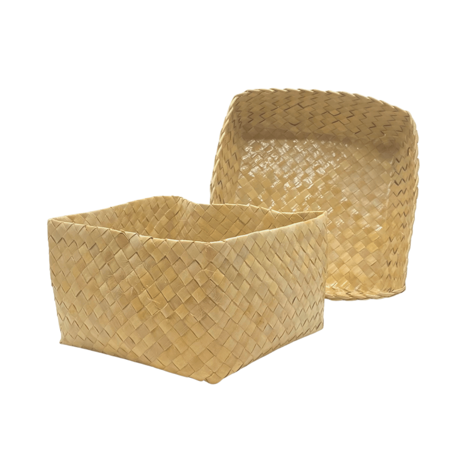Hand-Woven Tampipi Buri Box by Reef Picks | Roots Collective – Roots ...