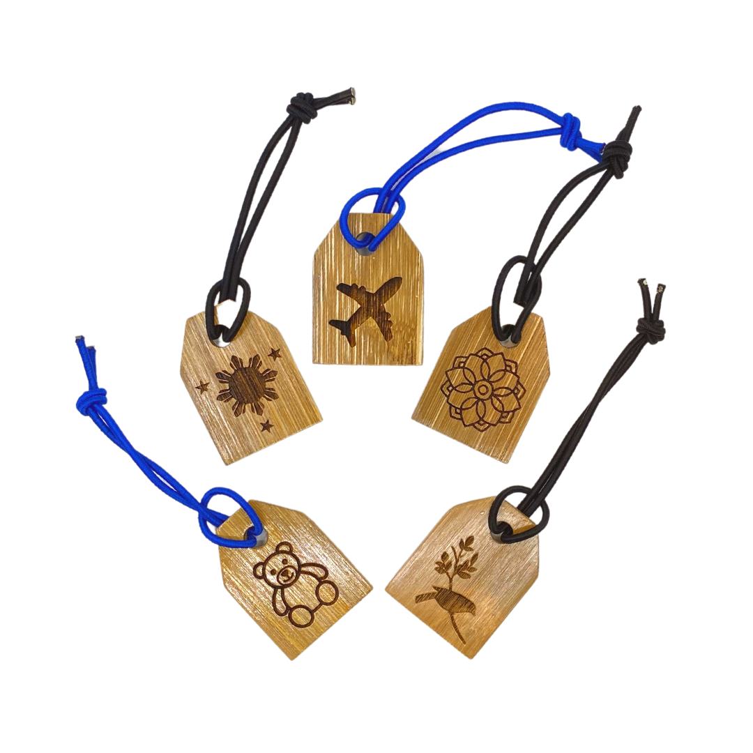 Bamboo Bag Tag - Garter Cord (Symbols) by BalaiKamay | Roots Collective ...