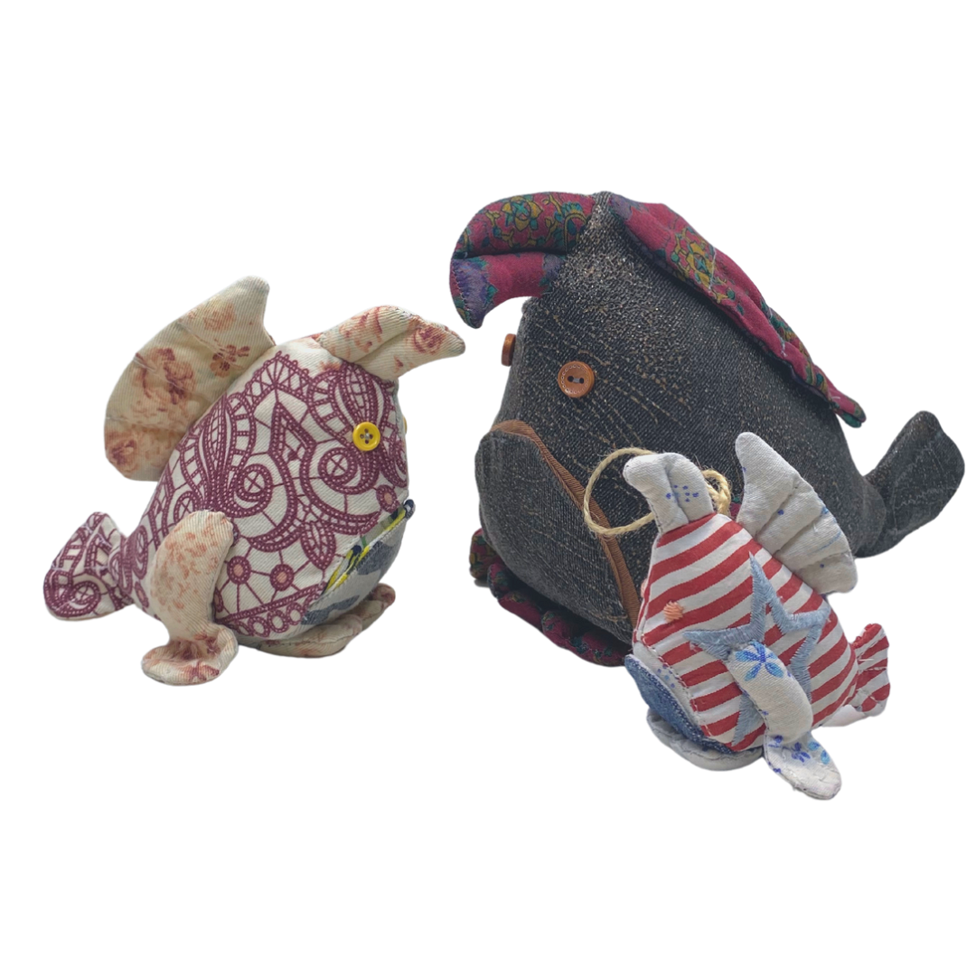 Plush Frogfish by Tagpi-Tagpi | Roots Collective – Roots Collective PH