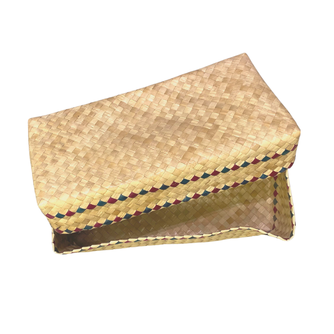 Hand-Woven Tampipi Buri Box by Reef Picks | Roots Collective – Roots ...