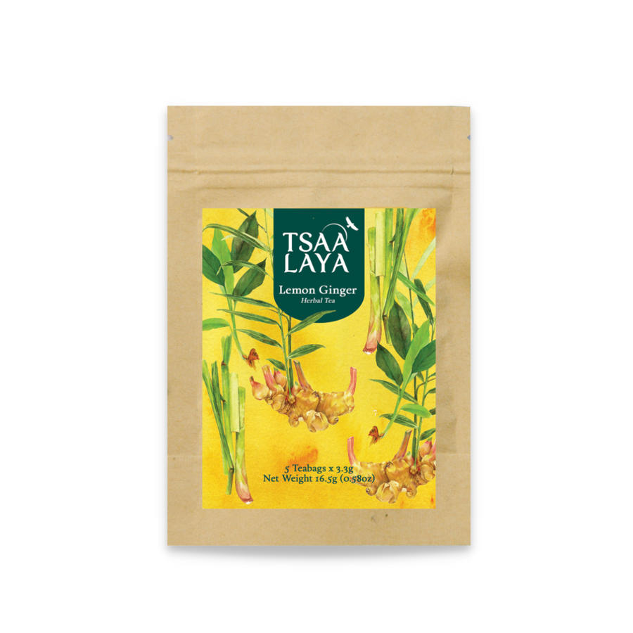 Lemon Ginger Herbal Tea by Tsaa Laya | Roots Collective – Roots ...